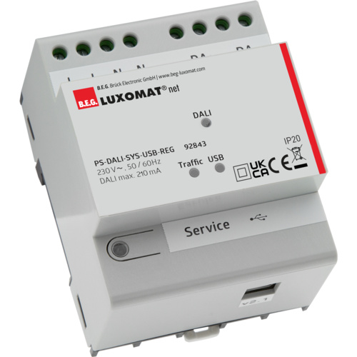 PS-DALI-SYS-USB-REG (92843) | B.E.G. Brück Electronic GmbH - B.E.G.